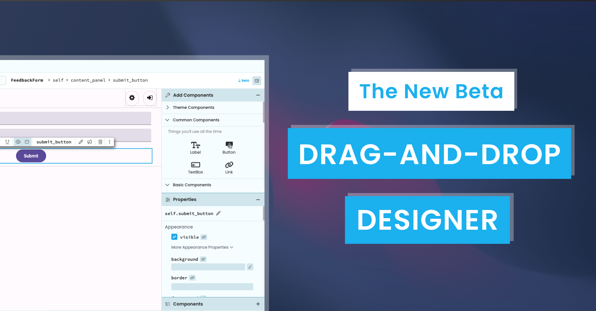 Introducing the New Drag-and-Drop Designer