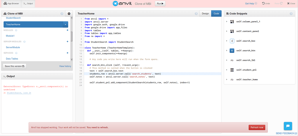Anvil Has Stopped Working Error - Anvil Q&A - Anvil Community Forum
