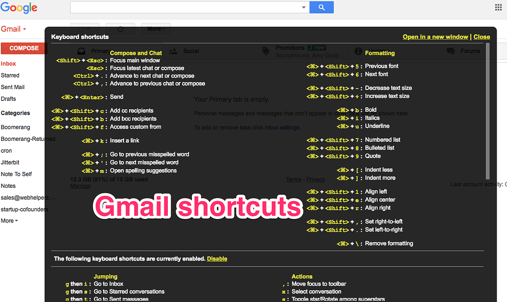 Keyboard shortcuts - Feature Requests - Anvil Community Forum