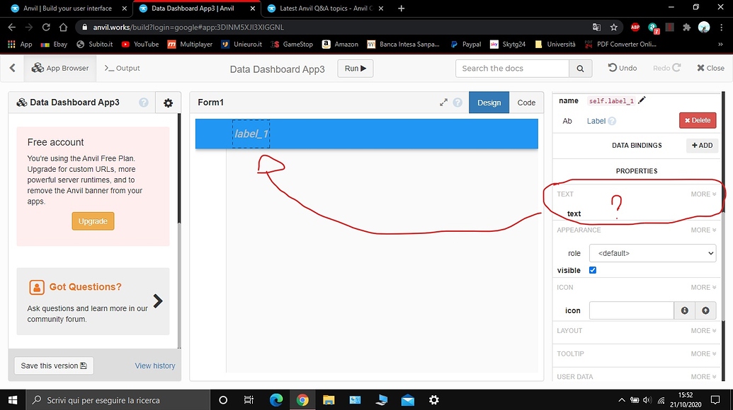 Fixed Can Not Edit Label Text Bug Reports Anvil Community Forum