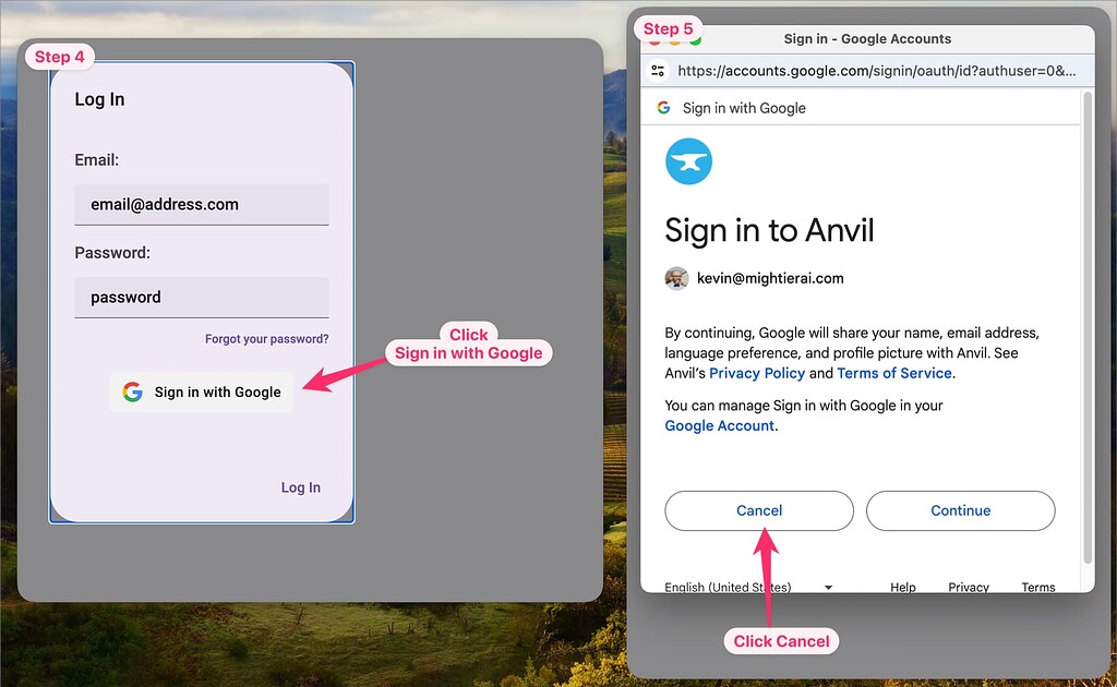 [Fixed] Uncatchable errors on cancel of 3rd party auth - Bug Reports - Anvil Community Forum