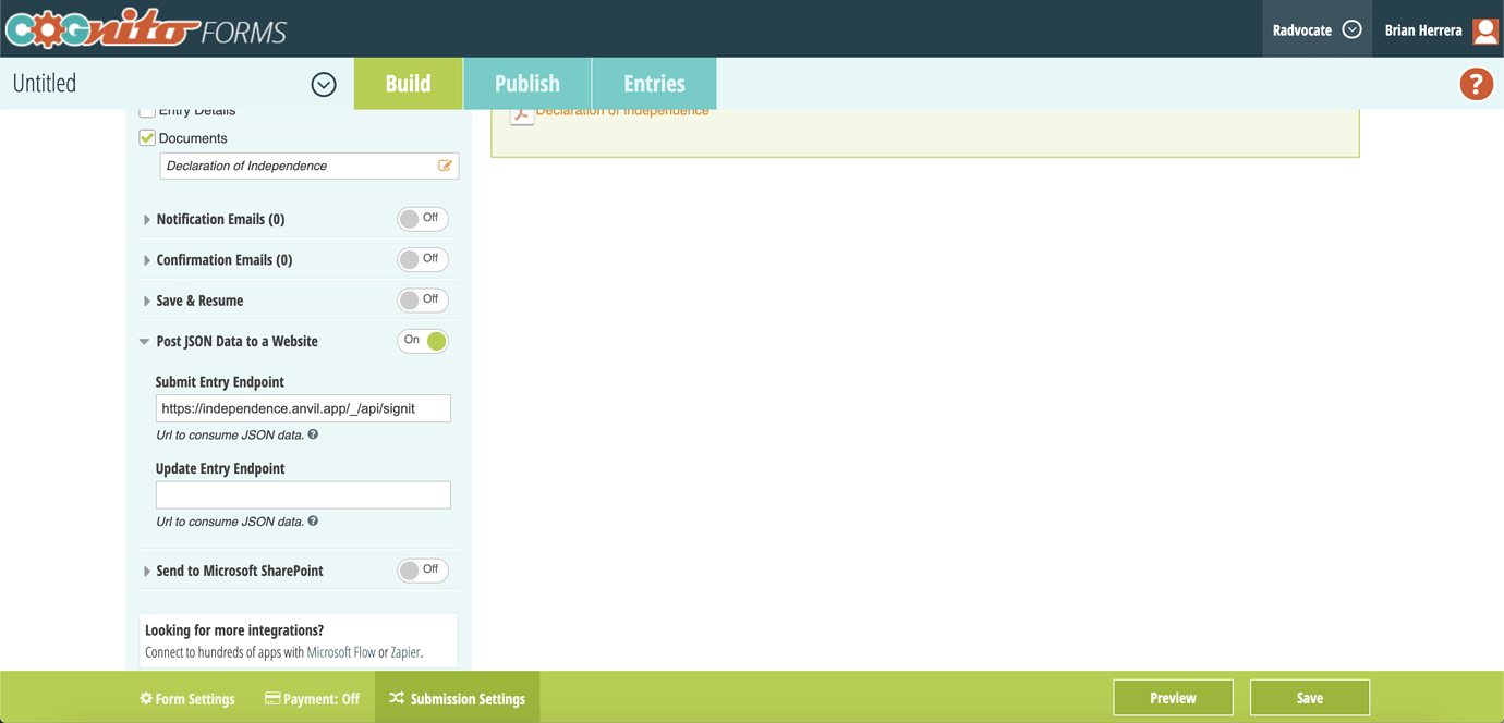Cognito Forms Demo - Show and Tell - Anvil Community Forum Cognito Forms Demo - Show and Tell - Anvil Community Forum