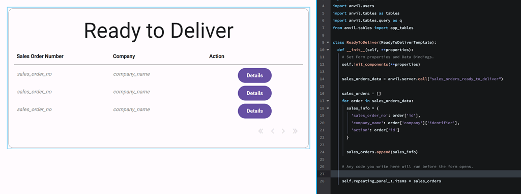 Passing value from a button to another form - Anvil Q&A - Anvil ...