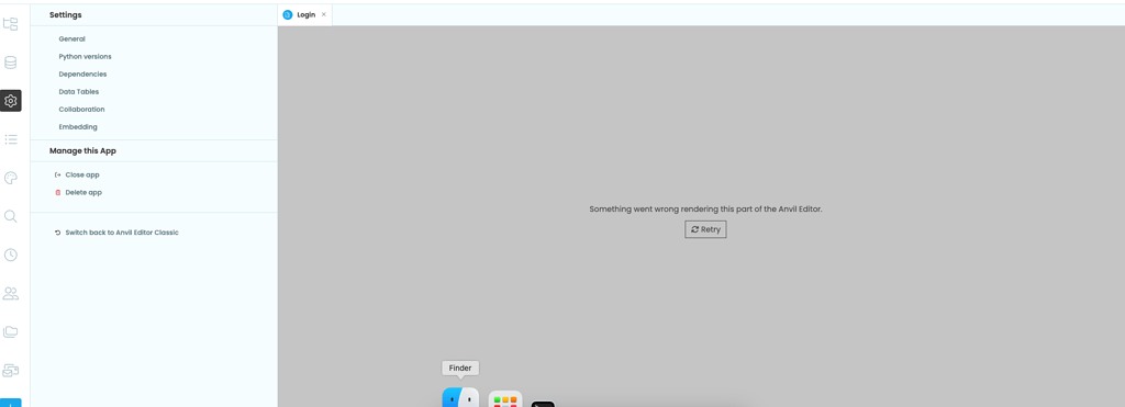 [Fixed] New IDE - Something went wrong rendering this part of the Anvil Editor - Bug Reports ...