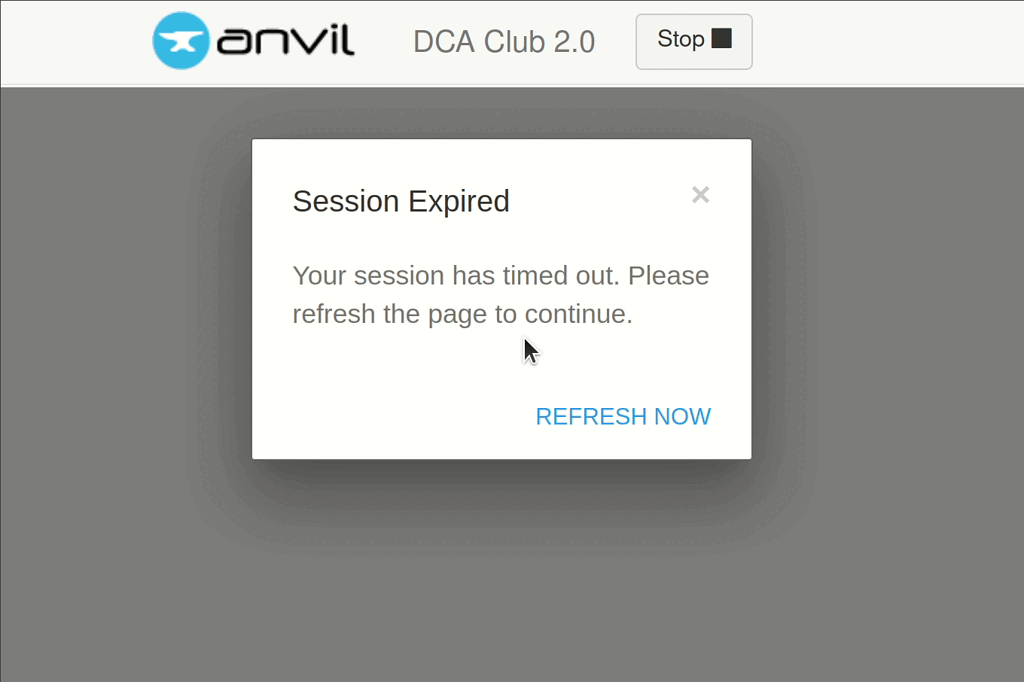 "Session Expired - Refresh now" loop in Dev environment - Bug Reports - Anvil Community Forum