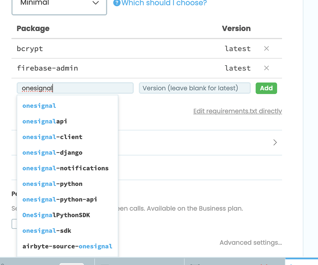OneSignal package in Anvil - Anvil Q&A - Anvil Community Forum