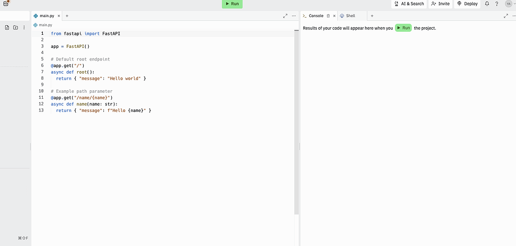 Feature Request: Should have coding and result tabs like Replit - py ...