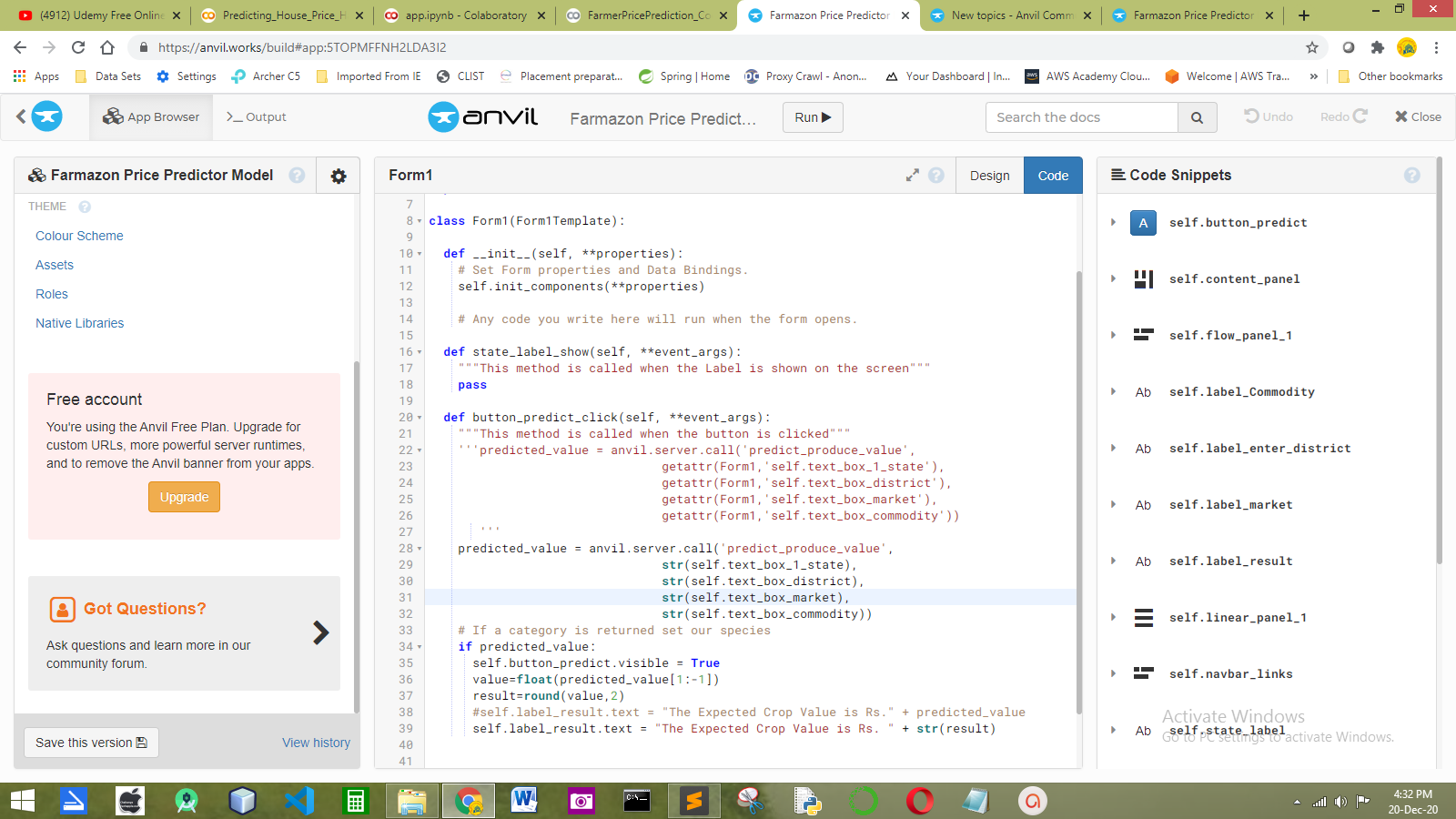 Could Not Pass the input from user to Google Colab - Anvil Q&A - Anvil ...