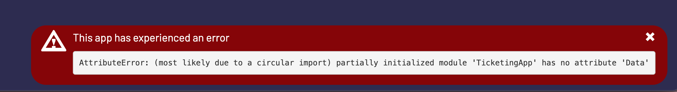 Ticketing App example dont work? - Anvil Q&A - Anvil Community Forum