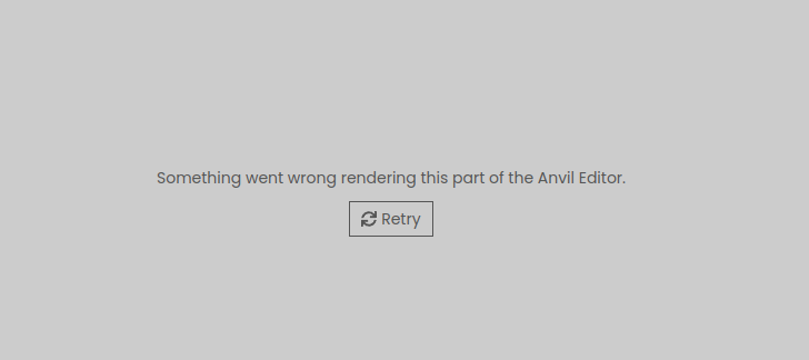Rendering error in Anvil Editor - Anvil Q&A - Anvil Community Forum