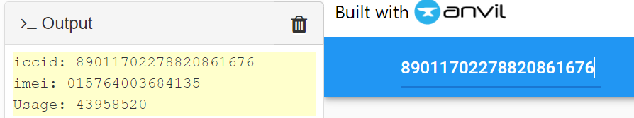 How can I see the Output when using a shared app - Anvil Q&A - Anvil ...
