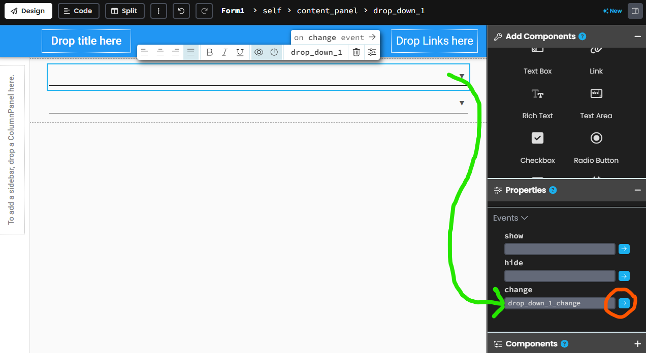 Dropdown list condittional - Anvil Q&A - Anvil Community Forum