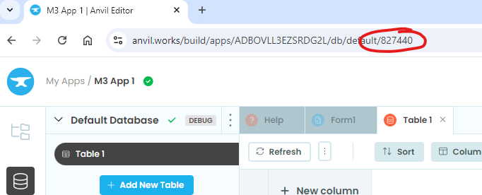 Is there a reliable source of Table IDs? - Anvil Q&A - Anvil Community ...